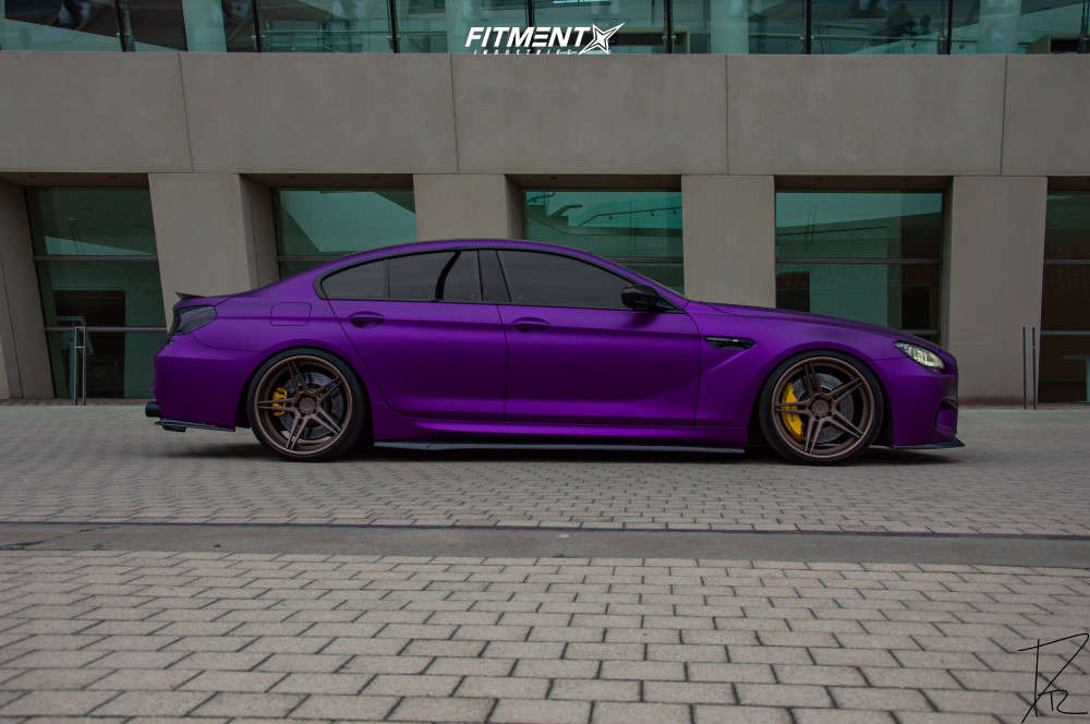 2015 BMW M6 Gran Coupe Base with 21x9.5 ADV.1 ADV05 and Michelin 275x30 ...