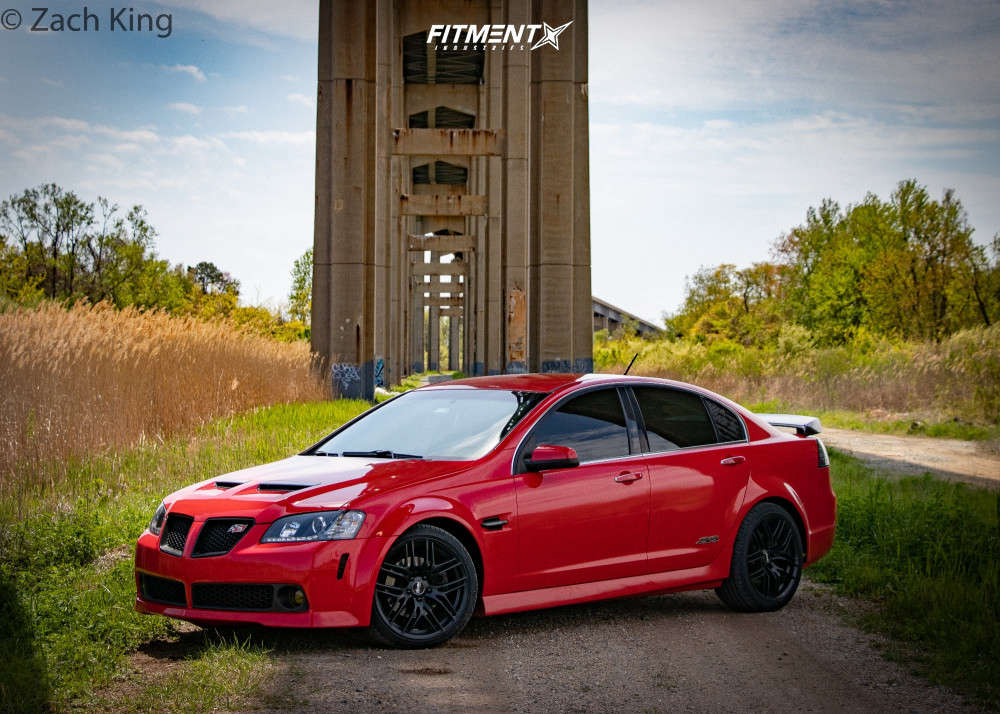 2009 Pontiac G8 GT with 19x9.5 Advanti Racing Bello and Bridgestone ...