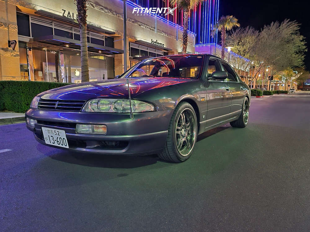 1994 Nissan Skyline GTS25 with 18x8.5 Sparco Ds2 and Continental 235x40 ...