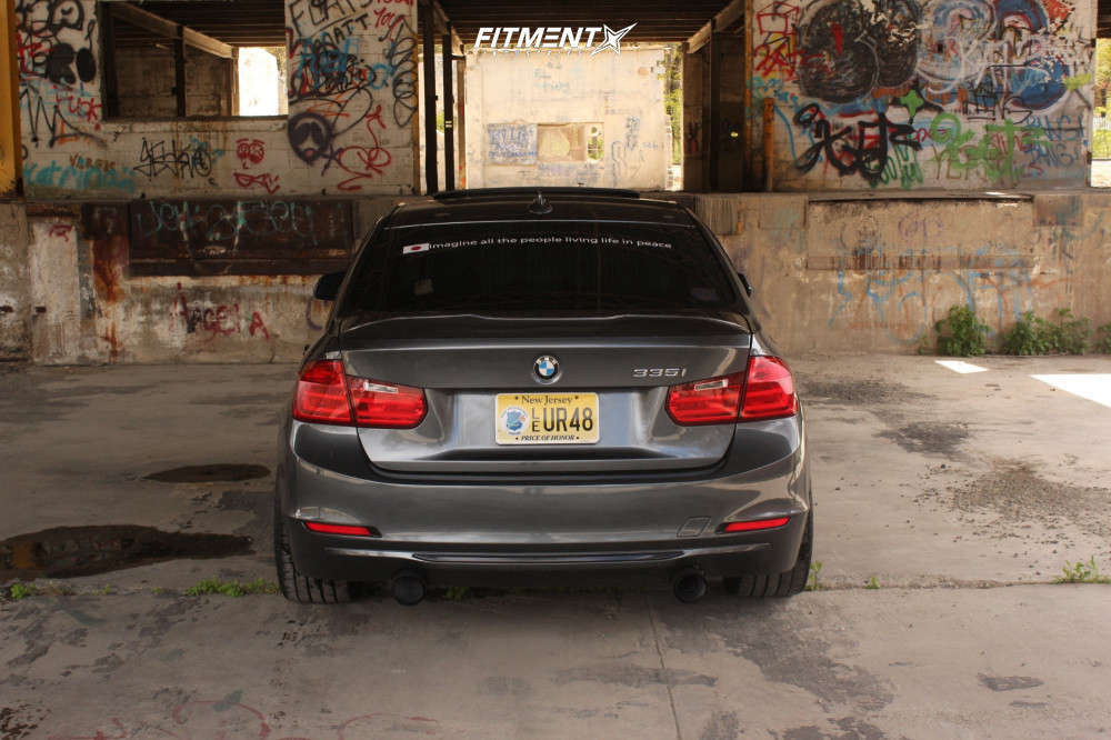 2013 BMW 335i Base with 19x8.5 ESR Sr05 and Michelin 245x35 on Stock ...
