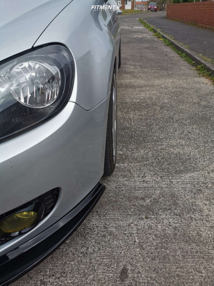 2010 Volkswagen Golf TDI with 18x8 OEM Wheels Twist and Delinte 225x40 ...
