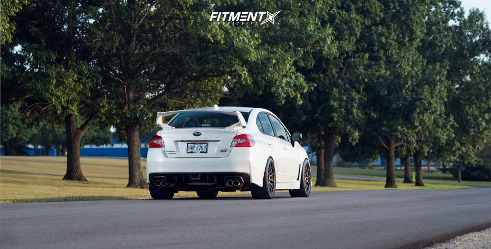 2019 Subaru WRX STI Base with 18x10 Volk Ze40 and Bridgestone 275x35 on ...