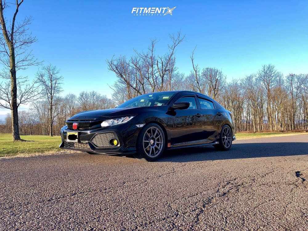 2017 Honda Civic Sport with 18x8.5 SSR Gtx01 and Michelin 245x40 on Lowering Springs | 1086953 ...
