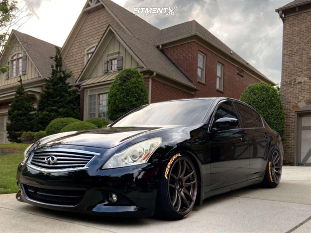 2011 INFINITI G37 Journey with 19x9.5 ESR Sr08 and Federal 225x35 on Coilovers | 1086971 ...