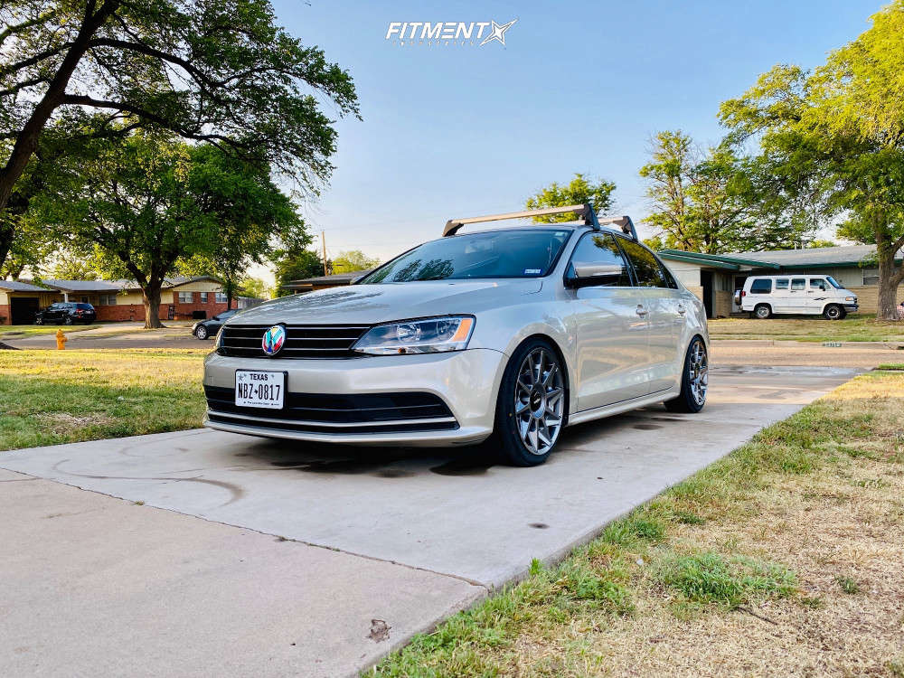 2015 Volkswagen Jetta TDI SE with 18x8.5 Rotiform Cvt and Federal ...