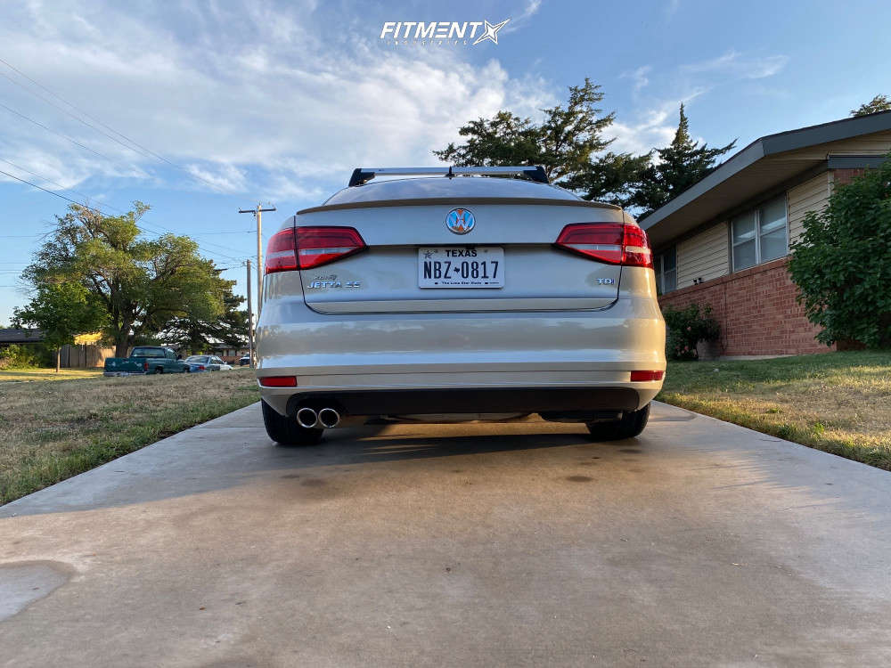 2015 Volkswagen Jetta TDI SE with 18x8.5 Rotiform Cvt and Federal ...