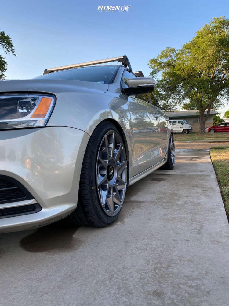 2015 Volkswagen Jetta TDI SE with 18x8.5 Rotiform Cvt and Federal ...