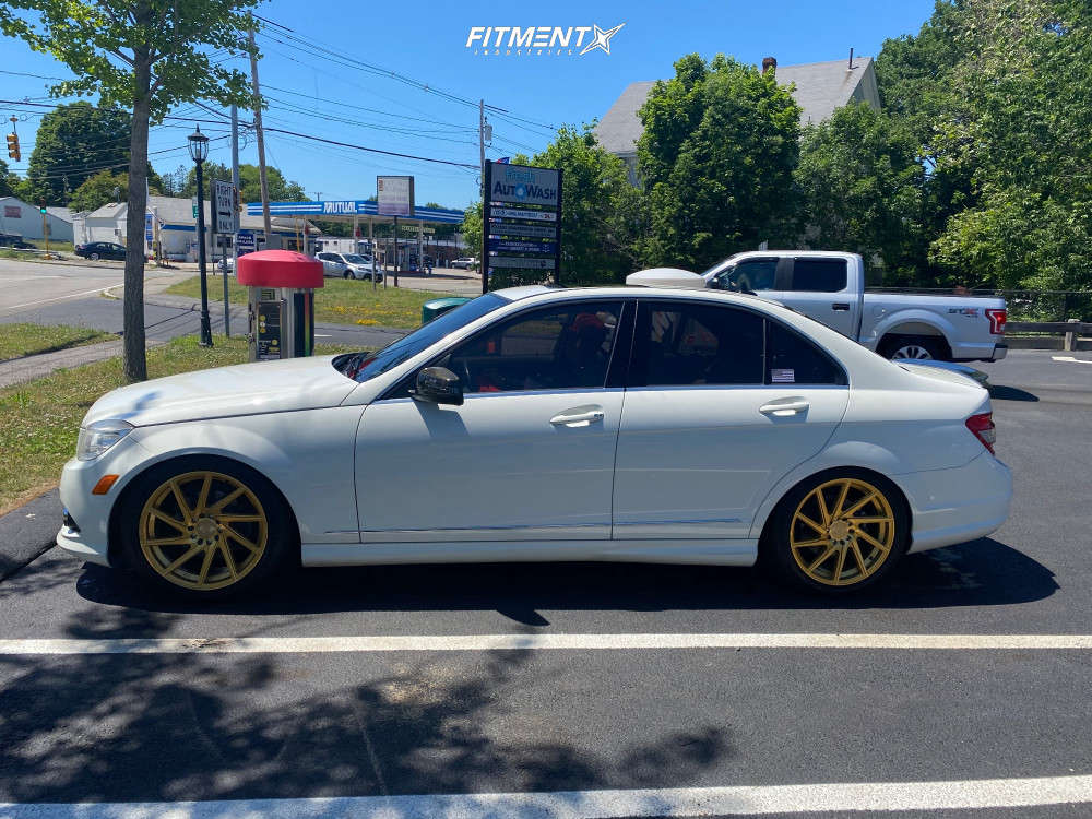 2010 Mercedes-Benz C300 4Matic Luxury with 18x8.5 F1R F29 and Ironman ...