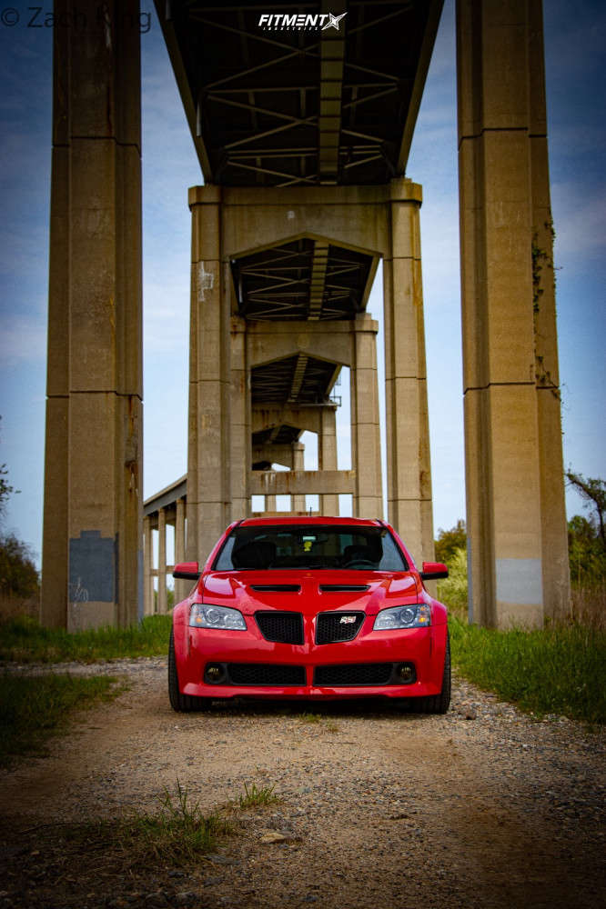 2009 Pontiac G8 GT with 19x9.5 Advanti Racing Bello and Bridgestone ...