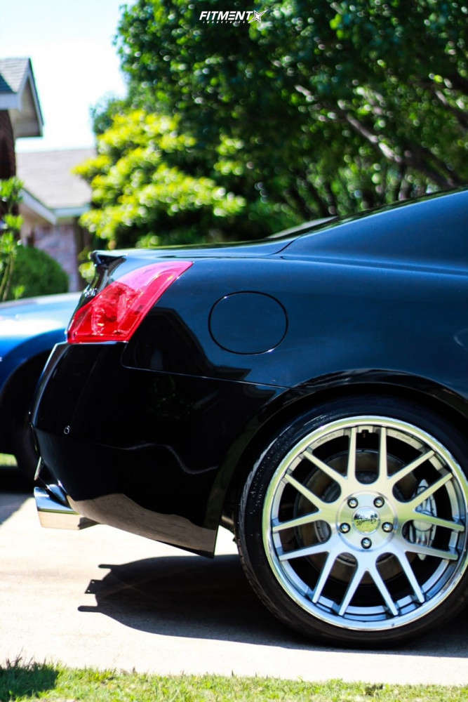 2012 INFINITI G37 Sport with 20x9 Gianelle Yerevan and Road One 245x35 ...