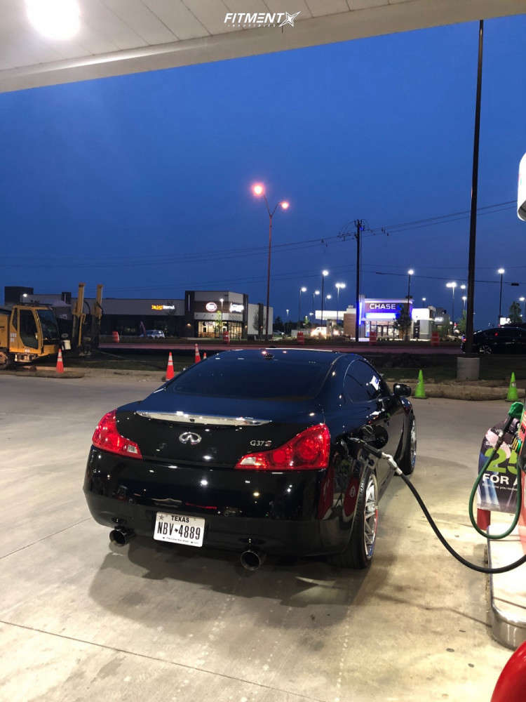 2012 INFINITI G37 Sport with 20x9 Gianelle Yerevan and Road One 245x35 ...