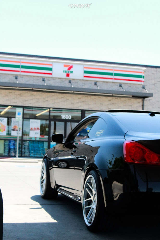 2012 INFINITI G37 Sport with 20x9 Gianelle Yerevan and Road One 245x35 ...