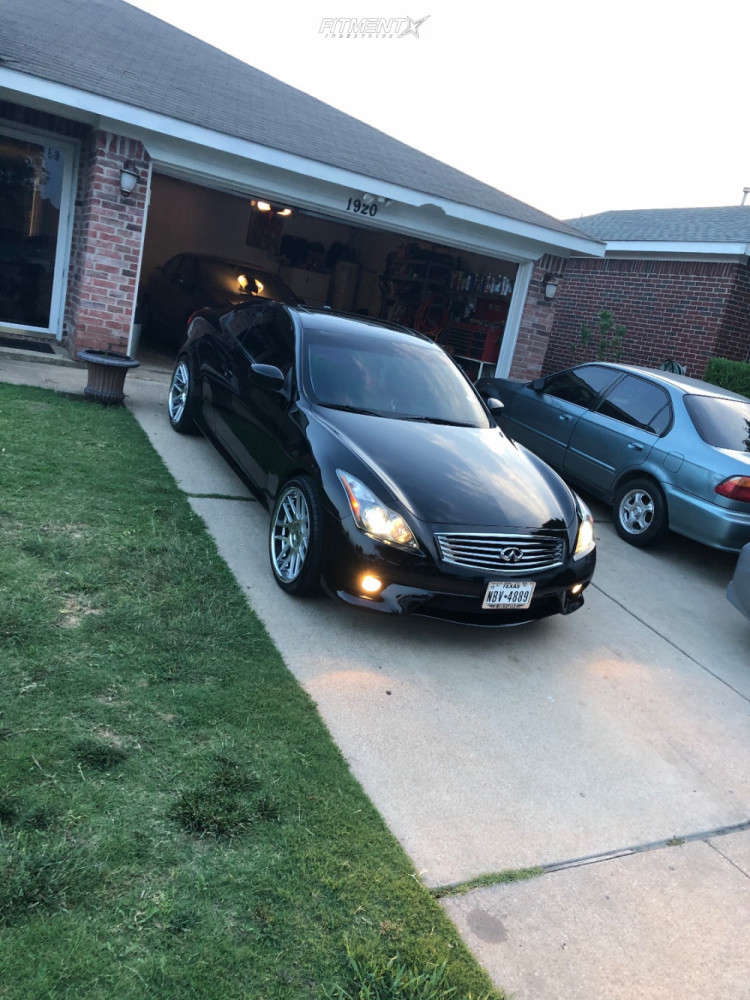 2012 INFINITI G37 Sport with 20x9 Gianelle Yerevan and Road One 245x35 ...