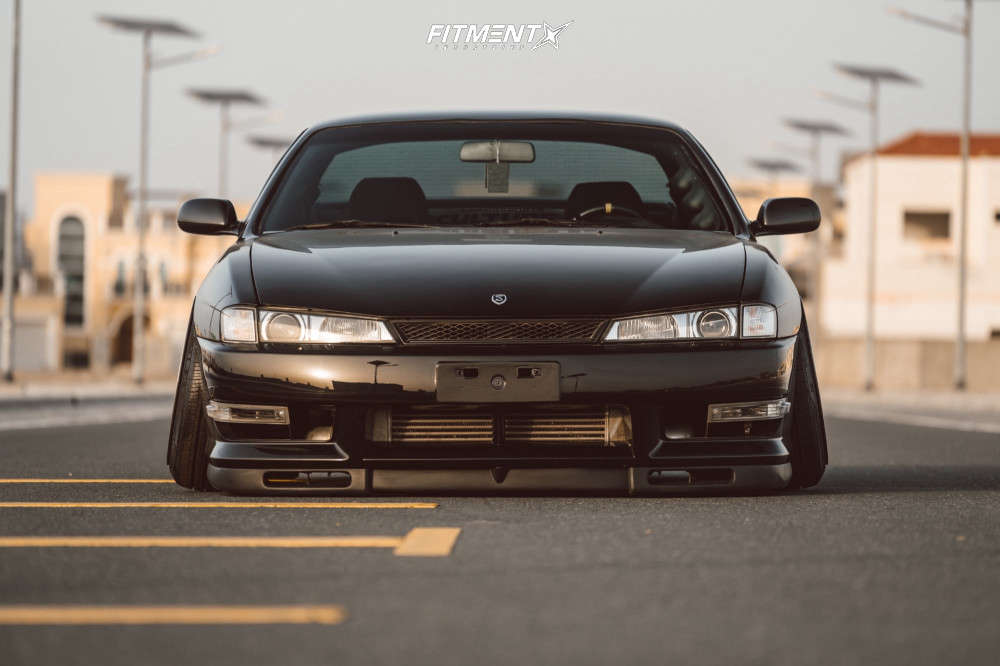 1996 Nissan S14 Base with 18x9.5 BBS Rs and Accelera 215x40 on Air ...