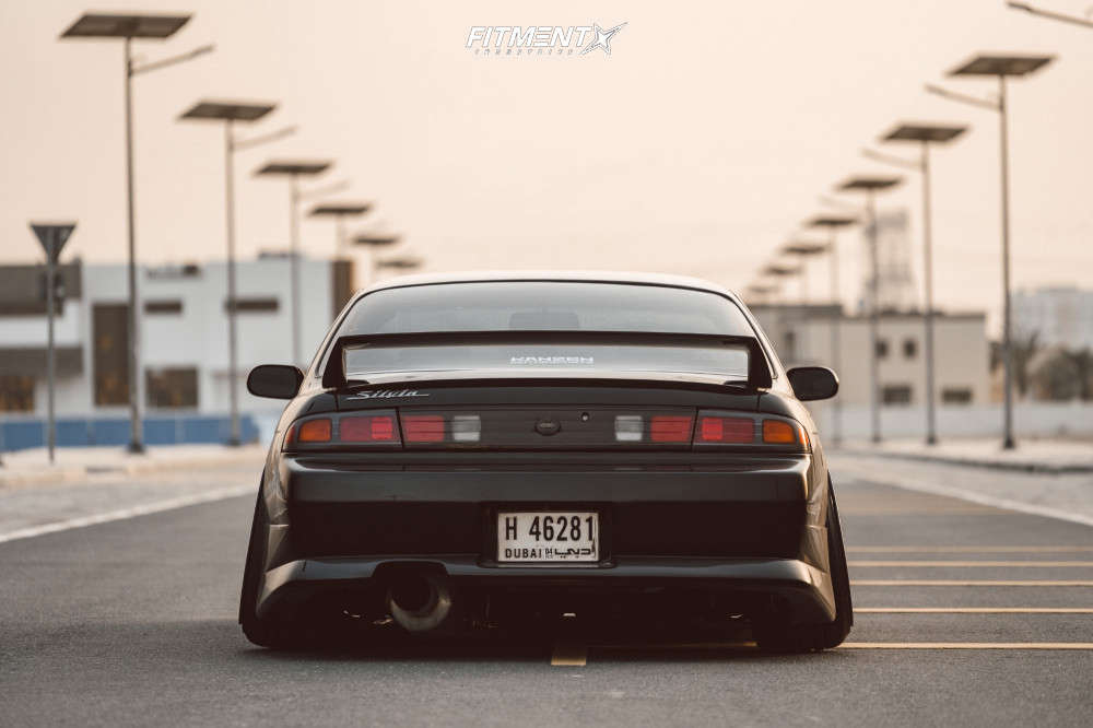 1996 Nissan S14 Base with 18x9.5 BBS Rs and Accelera 215x40 on Air ...