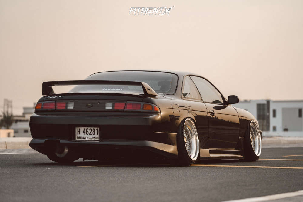 1996 Nissan S14 Base with 18x9.5 BBS Rs and Accelera 215x40 on Air ...