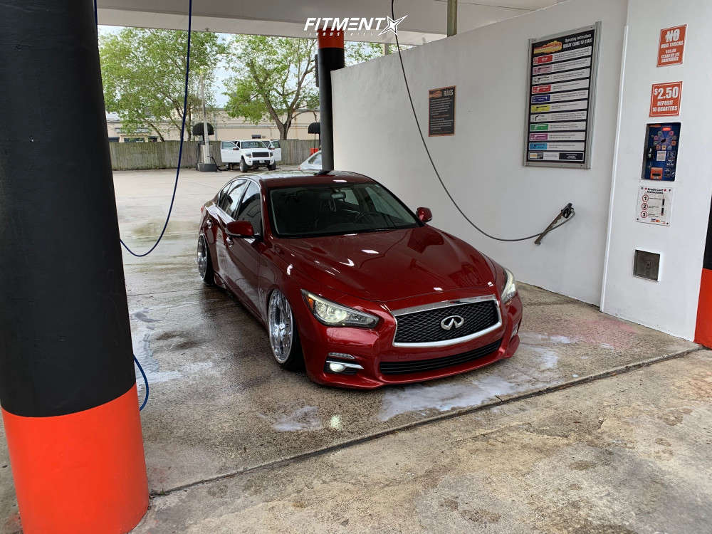2016 INFINITI Q50 Premium with 20x10.5 Weds Glossa and Achilles 225x20 ...
