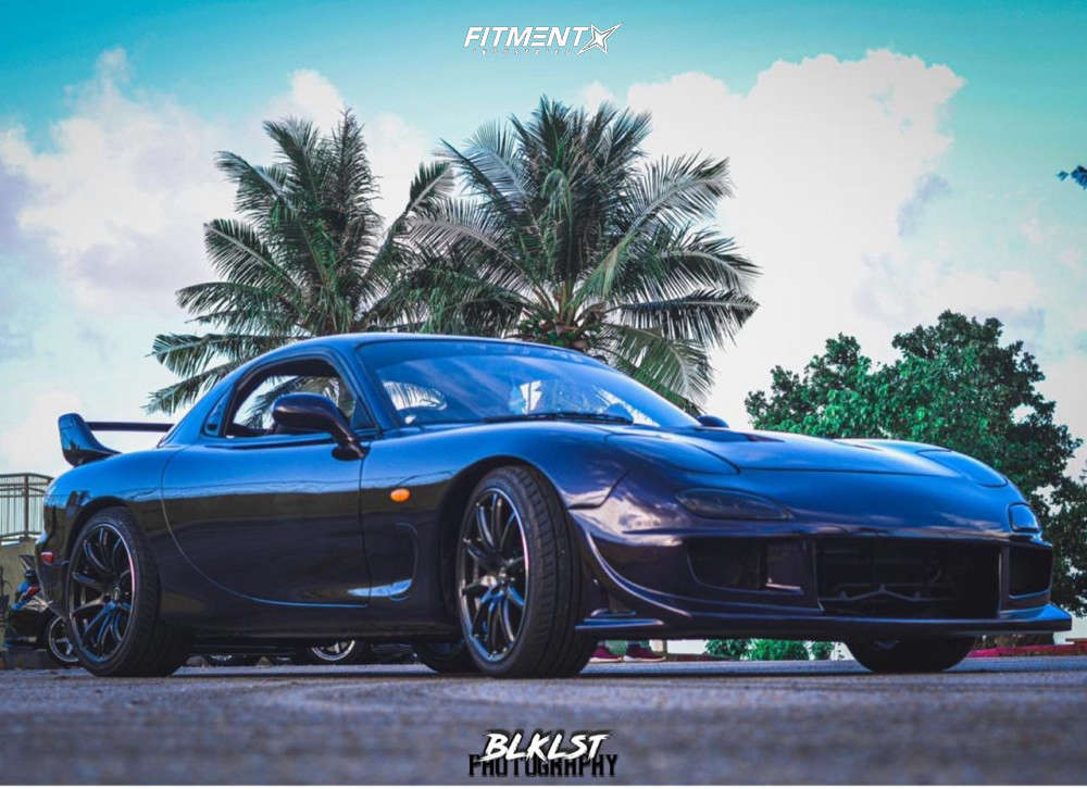 1993 Mazda RX-7 Base with 18x9 Rays Engineering 57transcend and ...