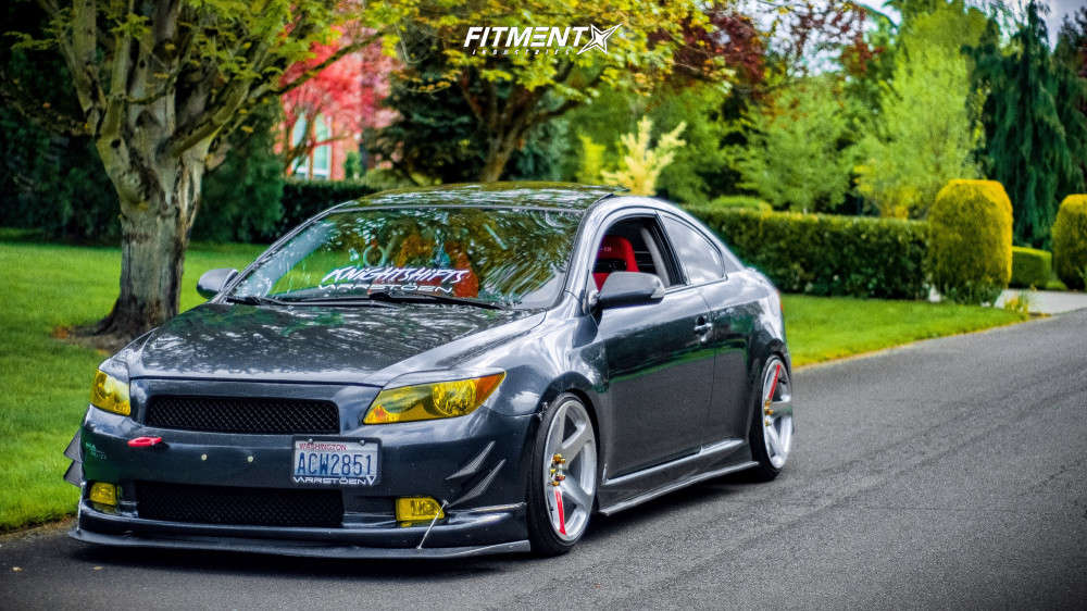 2007 Scion TC Base with 18x9.5 Varrstoen Mk1 and Federal 215x40 on ...