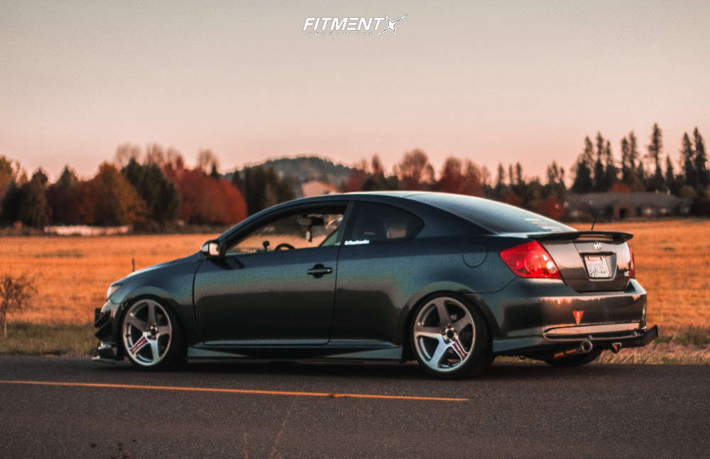 2007 Scion TC Base with 18x9.5 Varrstoen Mk1 and Federal 215x40 on ...