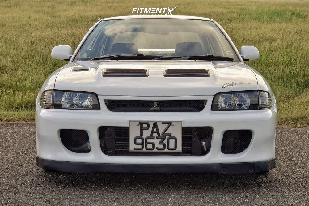 1995 Mitsubishi Mirage ES with 17x8 OZ Racing Rally Racing and Sailun ...