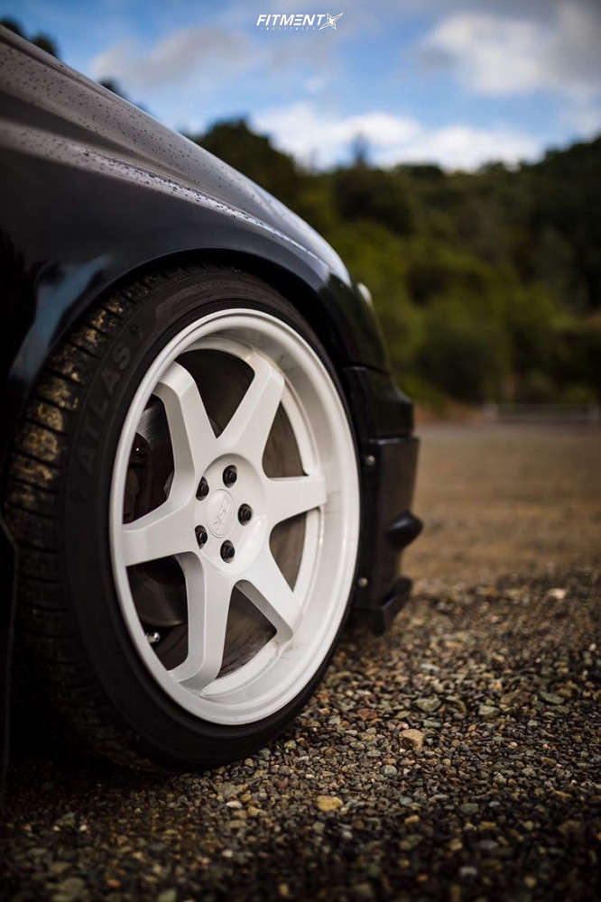 2004 Subaru WRX Base with 18x9.5 ESR Sr07 and Atlas 225x40 on Coilovers ...