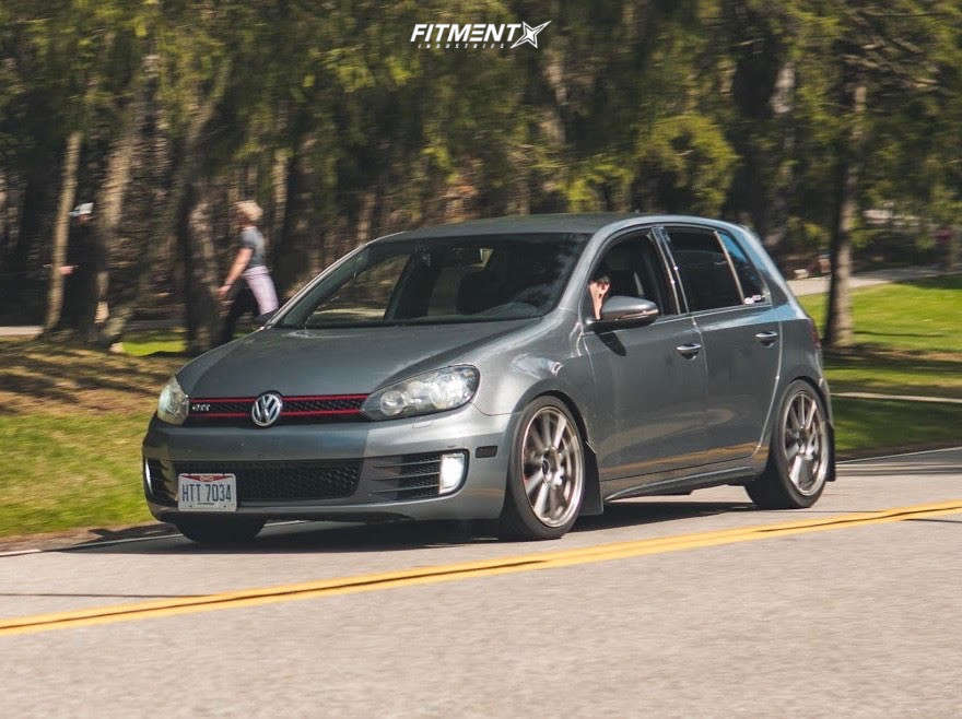 2011 Volkswagen GTI Base with 18x8 Enkei Ts-10 and Achilles 225x40 on ...
