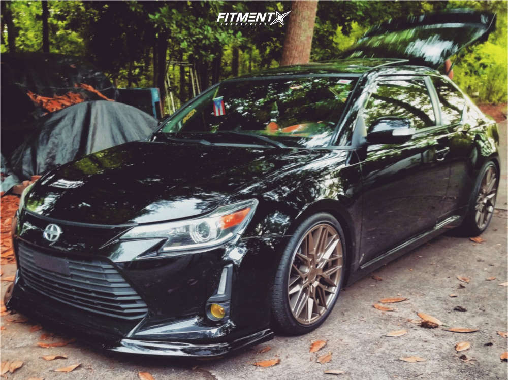 2014 Scion TC Base with 19x8.5 Niche Gamma and Hankook 245x35 on ...