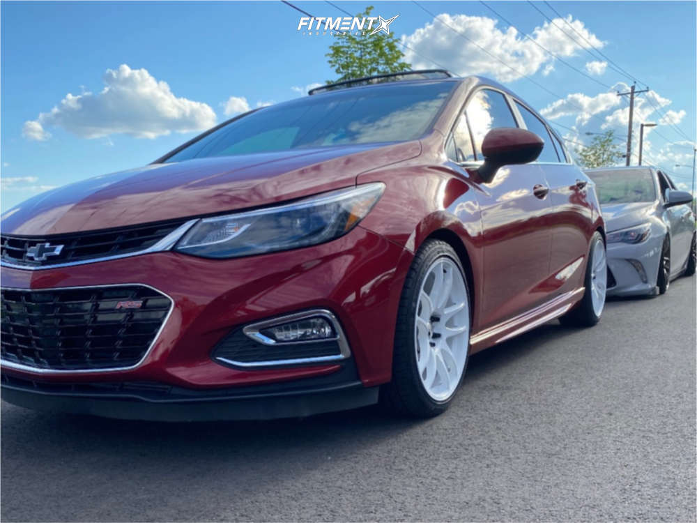 2017 Chevrolet Cruze LT with 18x8.5 ESR Sr08 and Achilles 225x40 on ...