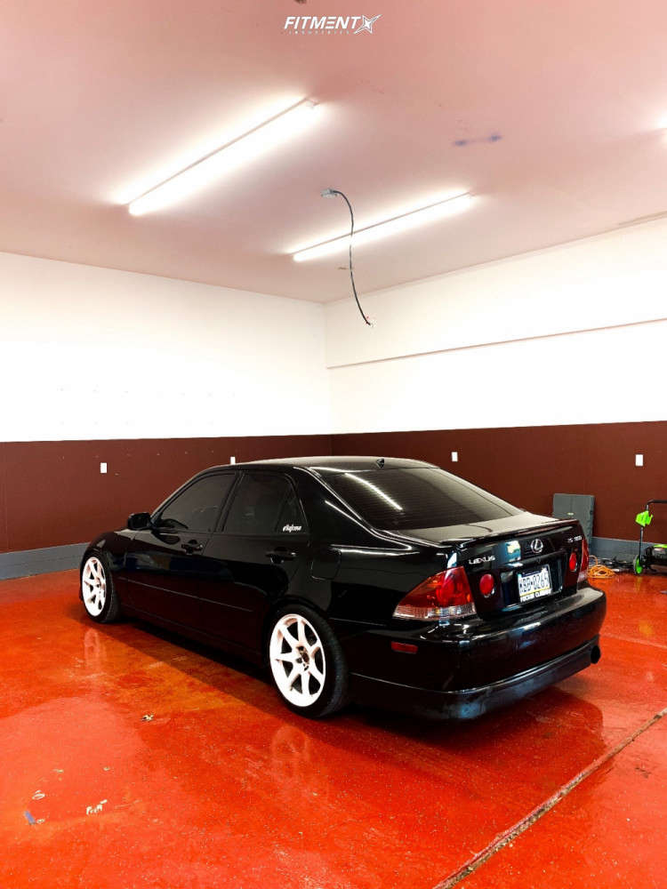 2001 Lexus IS300 Base with 17x9 MB Wheels Battles and Nankang 235x40 on ...