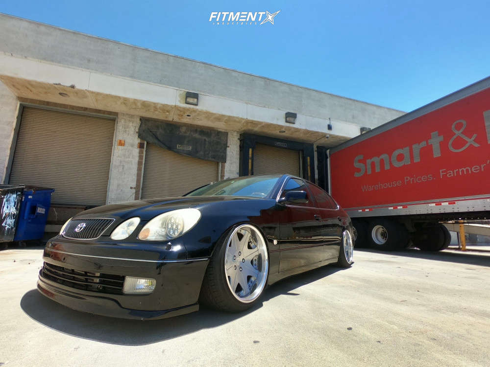 2000 Lexus GS300 4dr Sedan with 19x11 Leon Hardiritt Waffe and Delinte ...