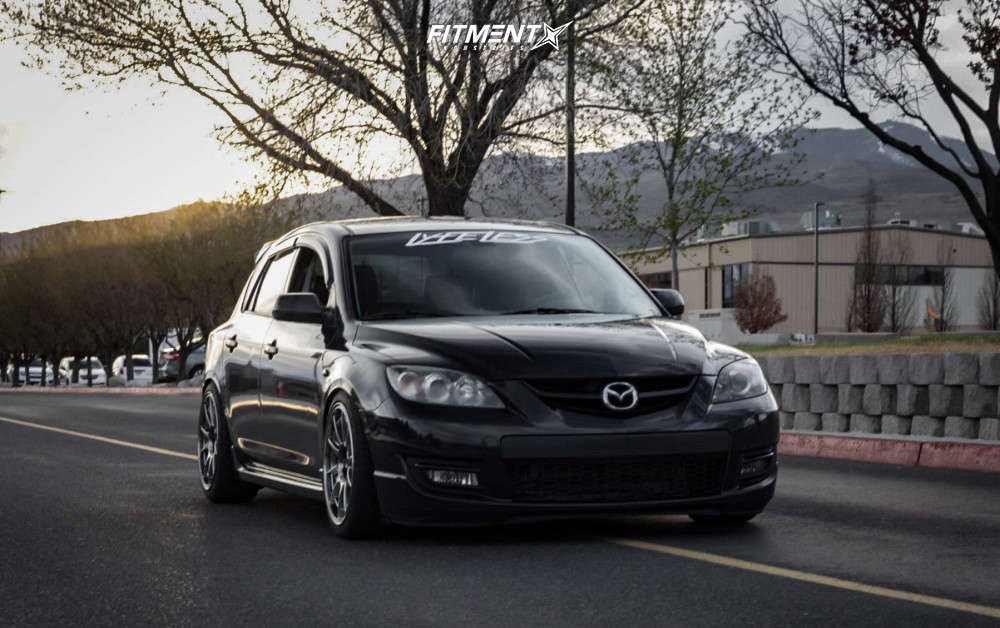 2007 Mazda MazdaSpeed3 Base with 18x8.5 ESR Sr13 and Federal 225x40 on ...