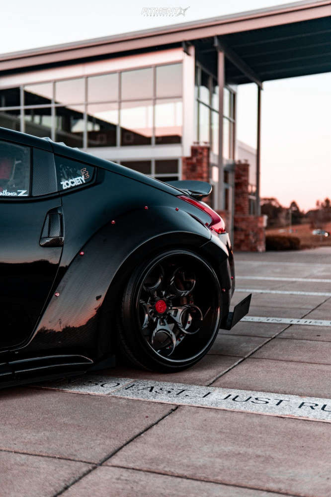2016 Nissan 370Z Touring Sport with 20x12.5 Avant Garde AGL46 and ...