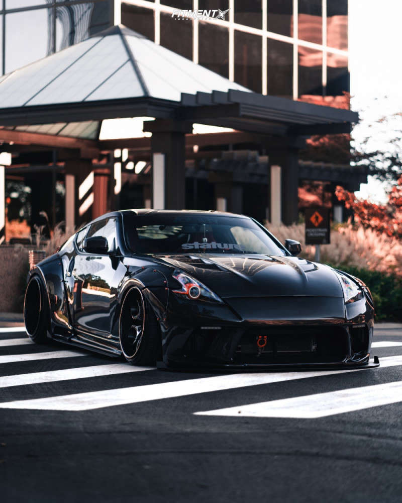 2016 Nissan 370Z Touring Sport with 20x12.5 Avant Garde AGL46 and ...