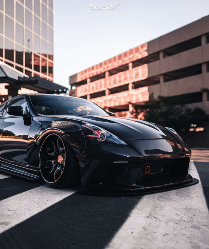 2016 Nissan 370Z Touring Sport with 20x12.5 Avant Garde AGL46 and ...