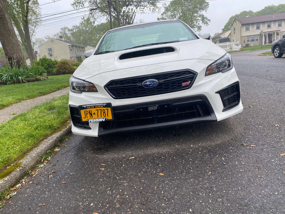 2020 Subaru WRX STI Sport with 19x8.5 Work Emotion Cr Kiwami and Yokohama 245x35 on Coilovers ...