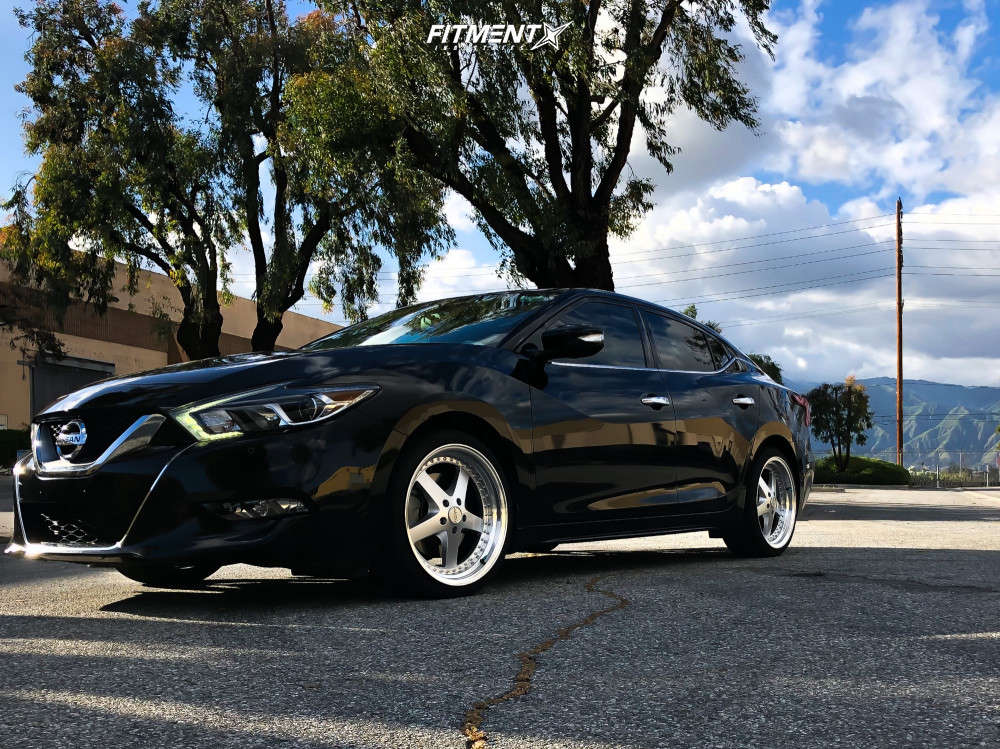 2016 Nissan Maxima SR with 19x8.5 ESR SR04 and Nankang 235x35 on Stock ...