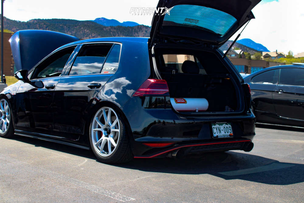 2017 Volkswagen GTI Sport with 18x8.5 Konig Freeform and Continental ...