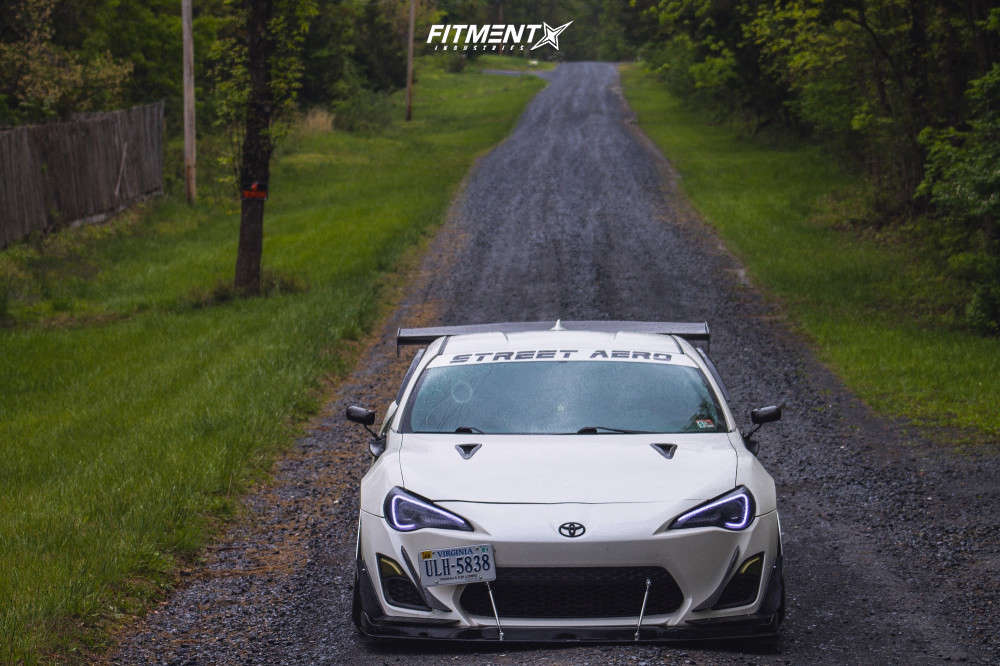 2015 Scion FR-S Base with 18x10 Work Meister M13P and Toyo Tires 205x35 ...