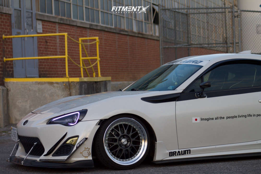 2015 Scion FR-S Base with 18x10 Work Meister M13P and Toyo Tires 205x35 ...