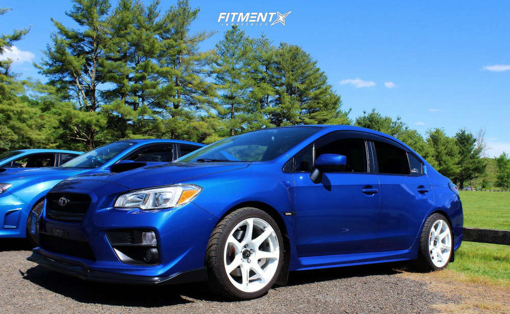 2016 Subaru WRX Premium with 18x9 Cosmis Racing Mr7 and Federal 255x35 ...