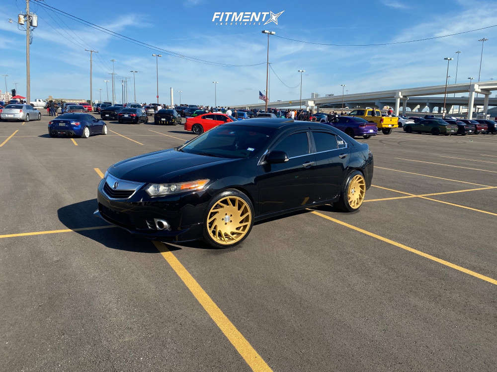 2012 Acura TSX Special Edition with 20x10.5 Vossen Vle-1 and Nitto ...