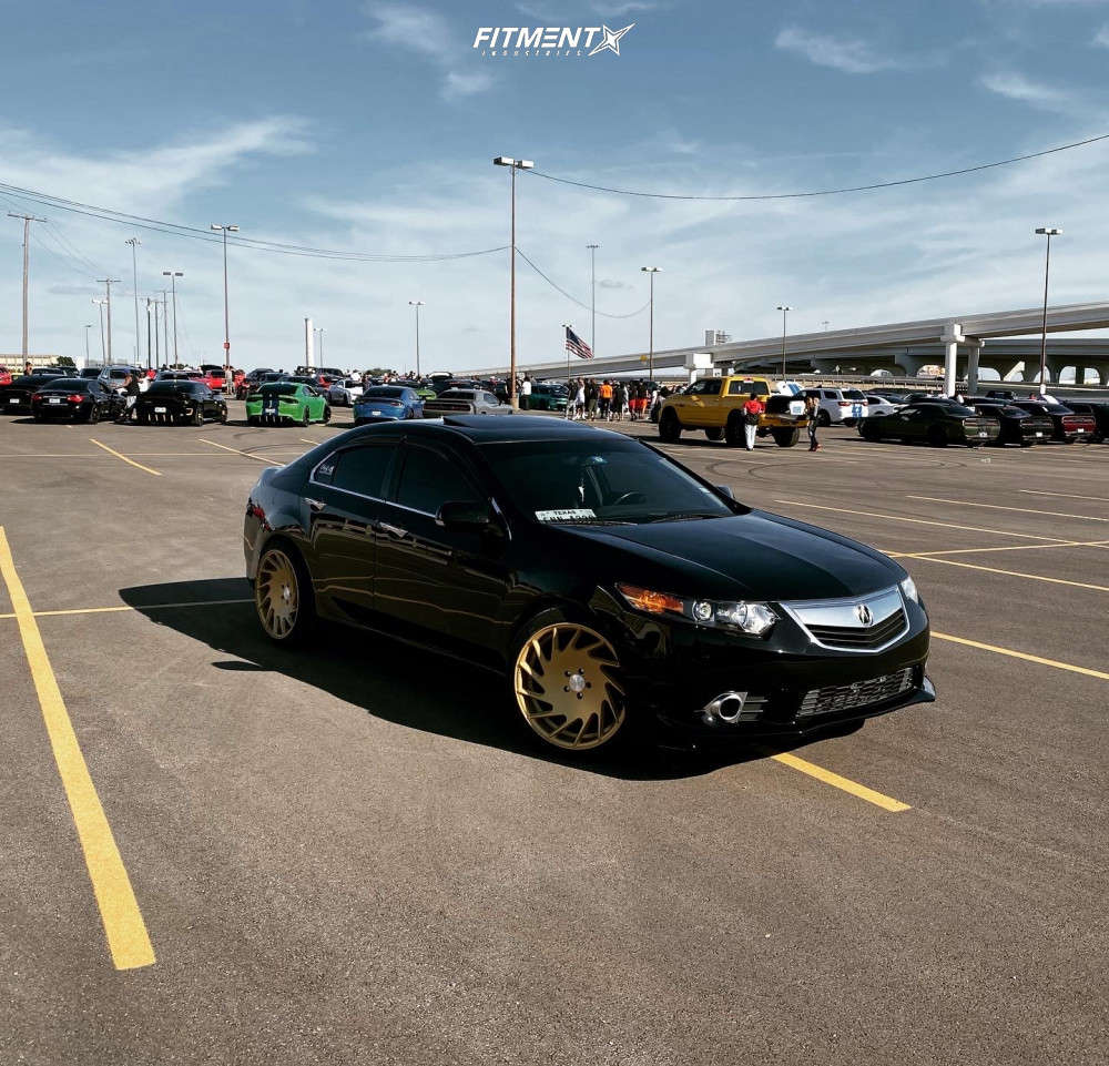 2012 Acura TSX Special Edition with 20x10.5 Vossen Vle-1 and Nitto ...