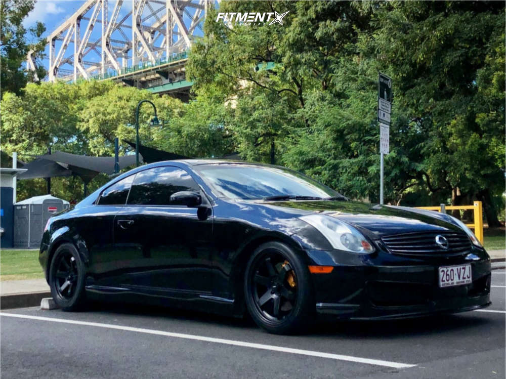 2003 INFINITI G35 Base with 18x8.5 AVID1 AV6 and Nexen 235x40 on ...