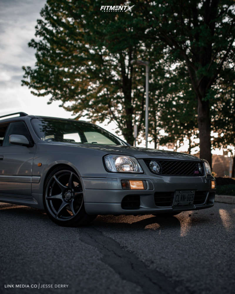 1999 Nissan Stagea Base with 18x9.5 Kansei Tandem and Firestone 255x35 ...