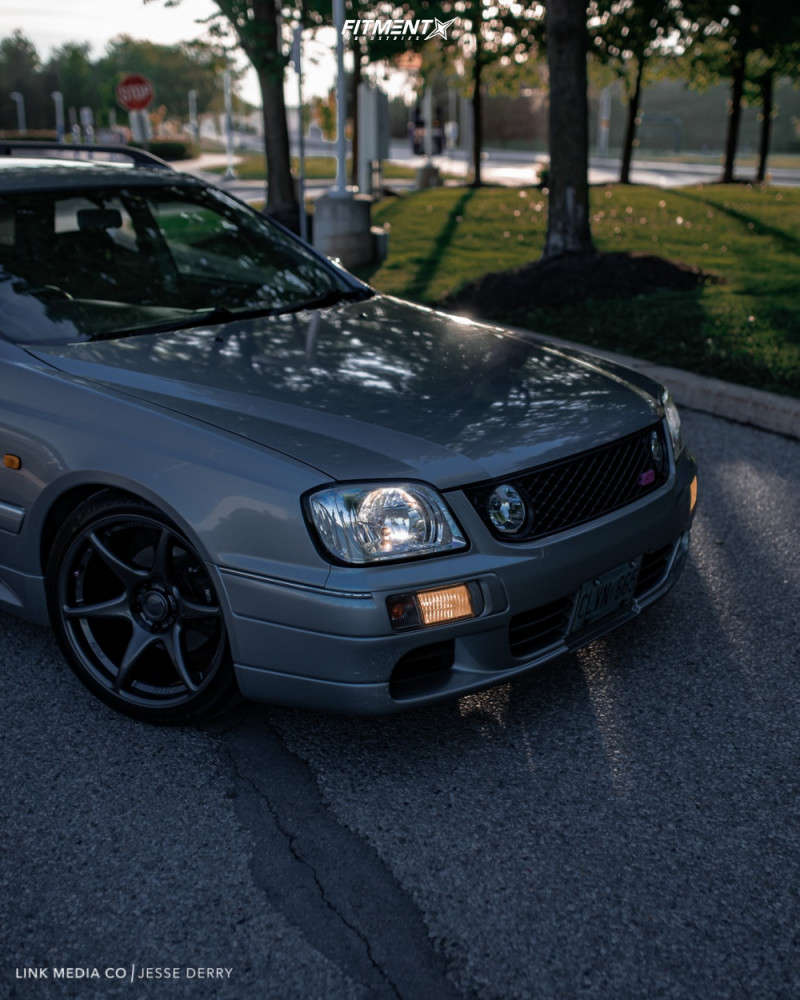 1999 Nissan Stagea Base with 18x9.5 Kansei Tandem and Firestone 255x35 ...
