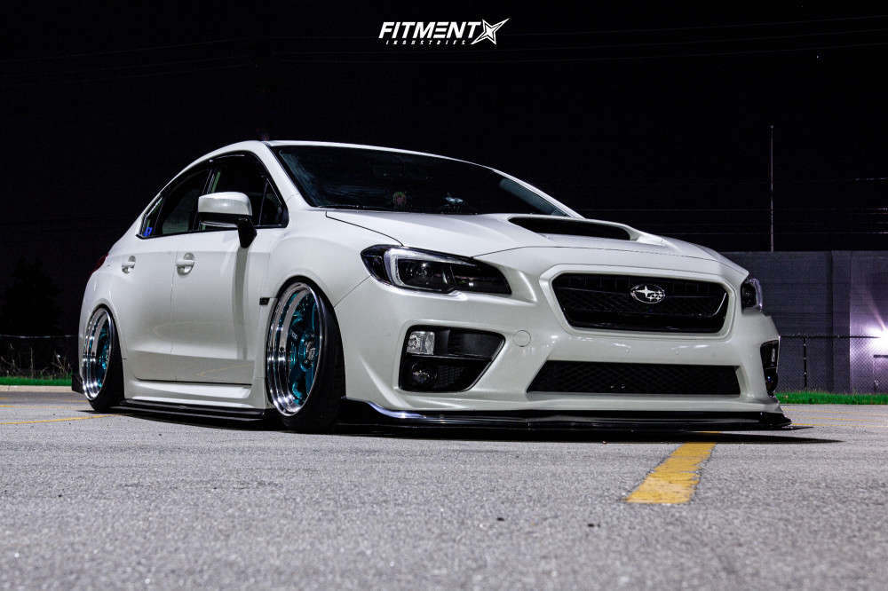 2017 Subaru WRX Base with 18x10 SSR Sp1 and Nitto 225x40 on Air ...