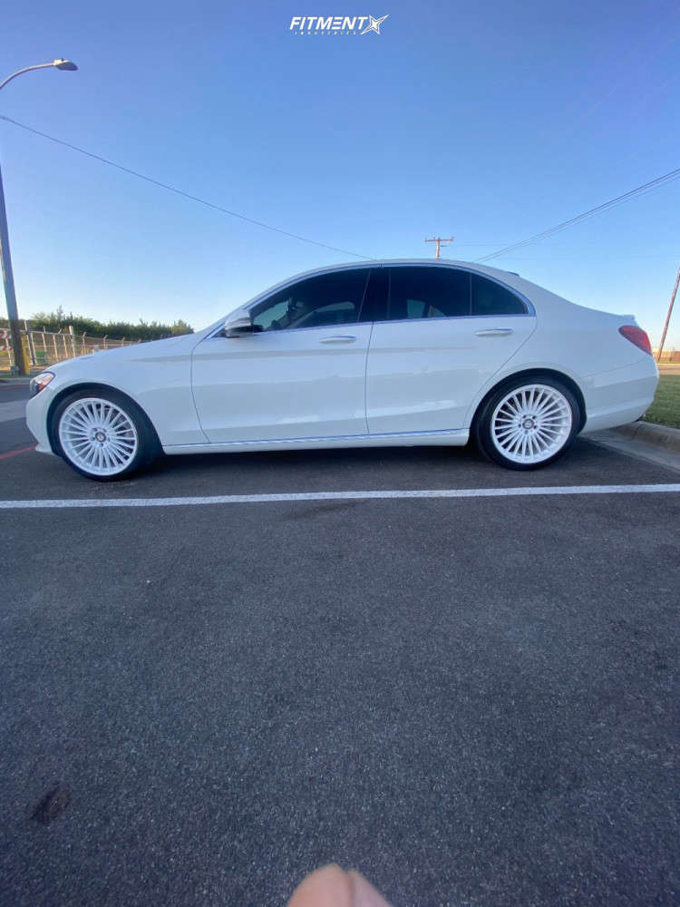 2016 Mercedes-Benz C300 Base with 19x8.5 Mandrus 23 and Yokohama 225x40 ...