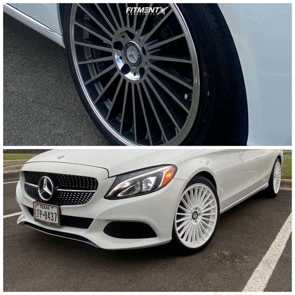 2016 Mercedes-Benz C300 Base with 19x8.5 Mandrus 23 and Yokohama 225x40 ...