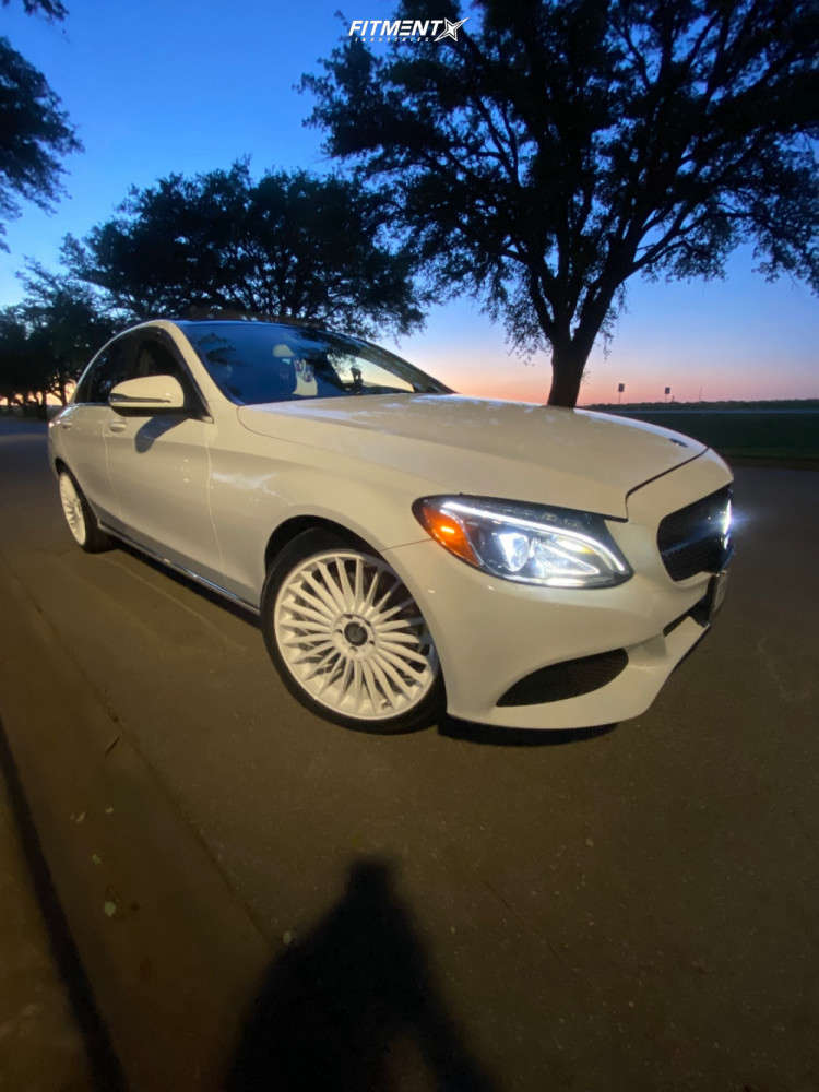 2016 Mercedes-Benz C300 Base with 19x8.5 Mandrus 23 and Yokohama 225x40 ...